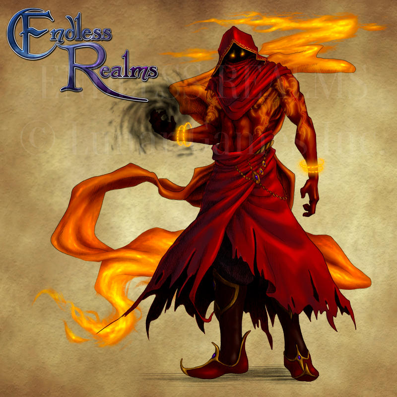 Endless Realms bestiary - Djinn by jocarra on DeviantArt