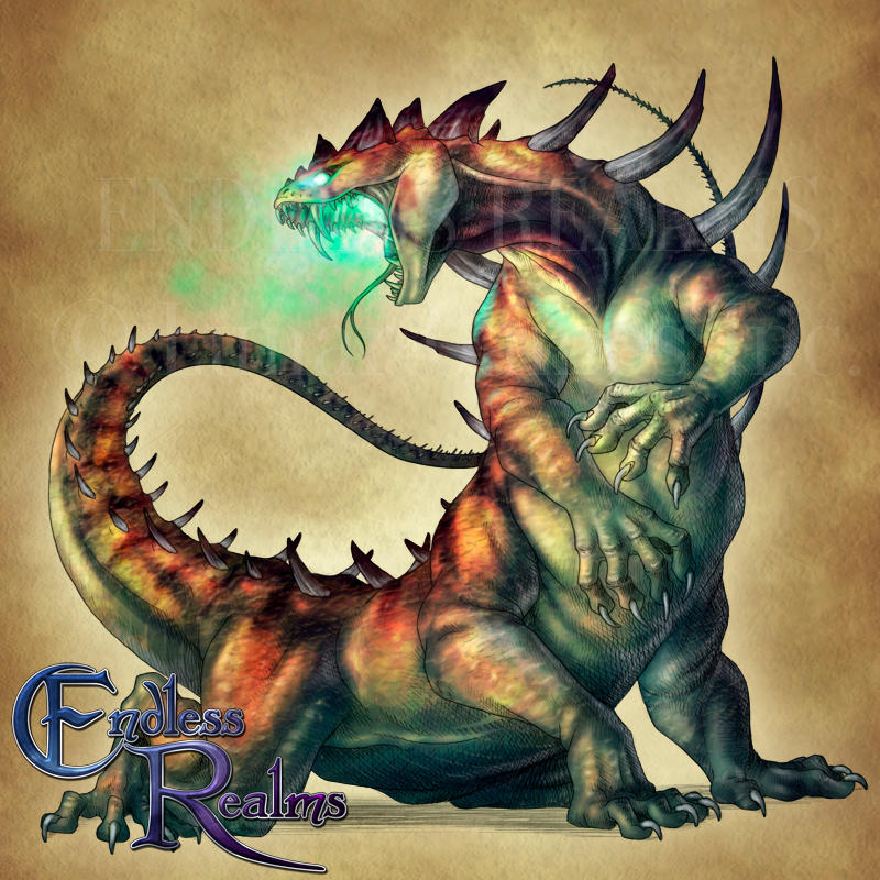 Endless Realms bestiary - Basilisk by jocarra on DeviantArt