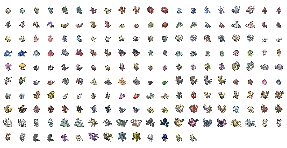 Pokemon Sprites favourites by Ajustice90 on DeviantArt