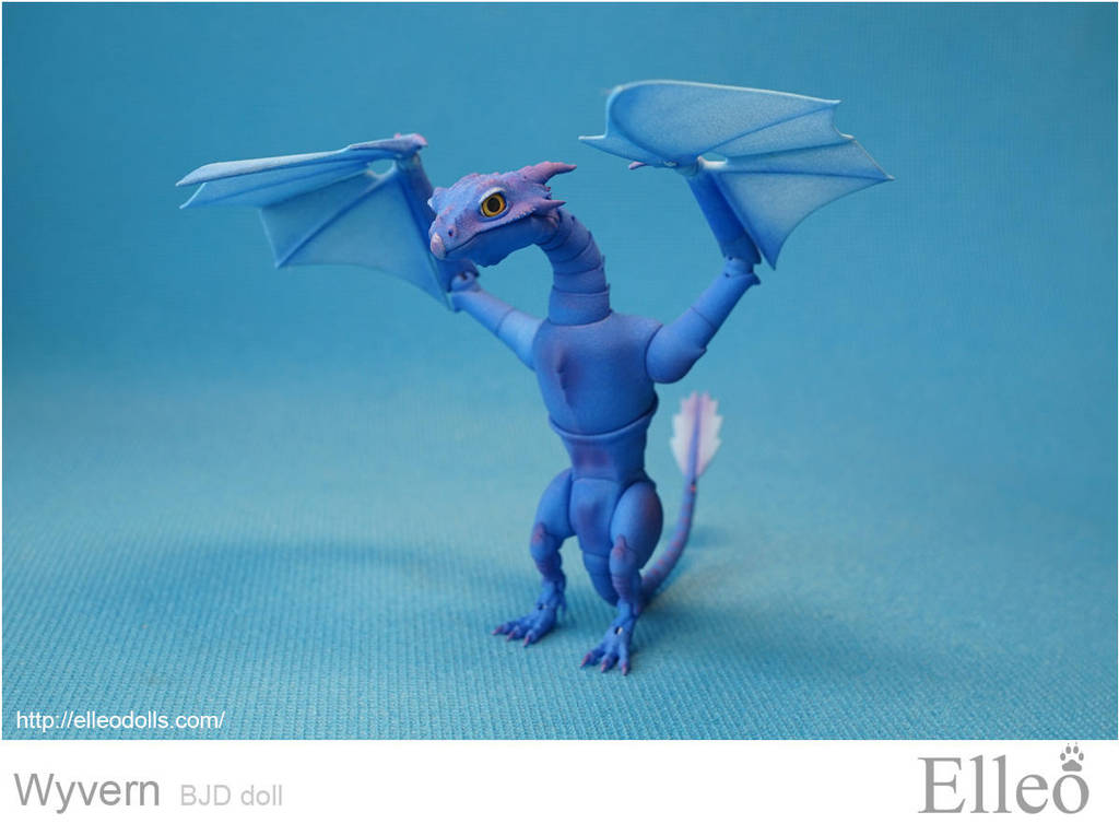 Wyvern dragon bjd doll elleo 01 by leo3dmodels on DeviantArt