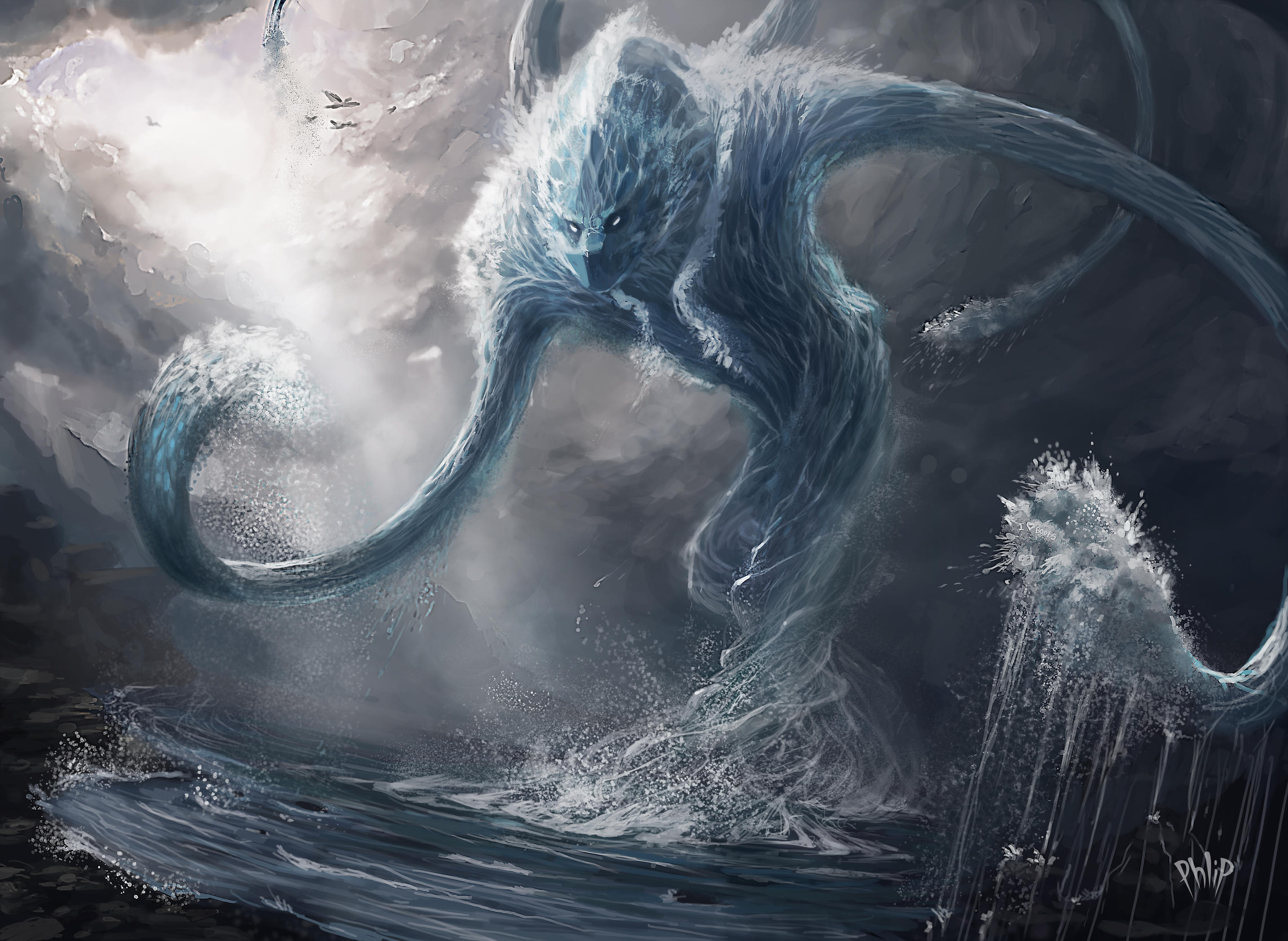 Water Elemental by Phill Simmer (Jackal0fTrades) : r/ImaginaryElementals