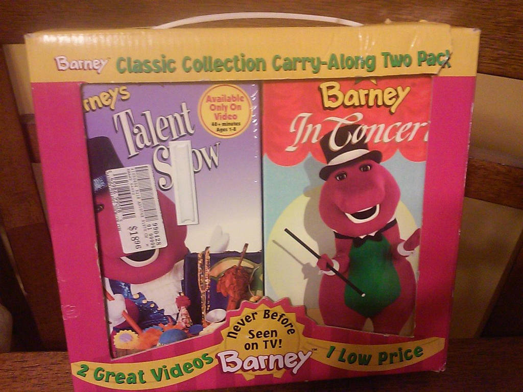 Barney VHS Carrying Case Two Pack by JeremyCrispo19 on DeviantArt