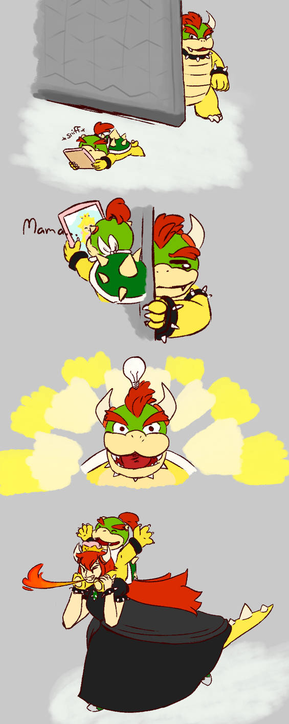 bowsette and bowser jr by Desire-Anime on DeviantArt