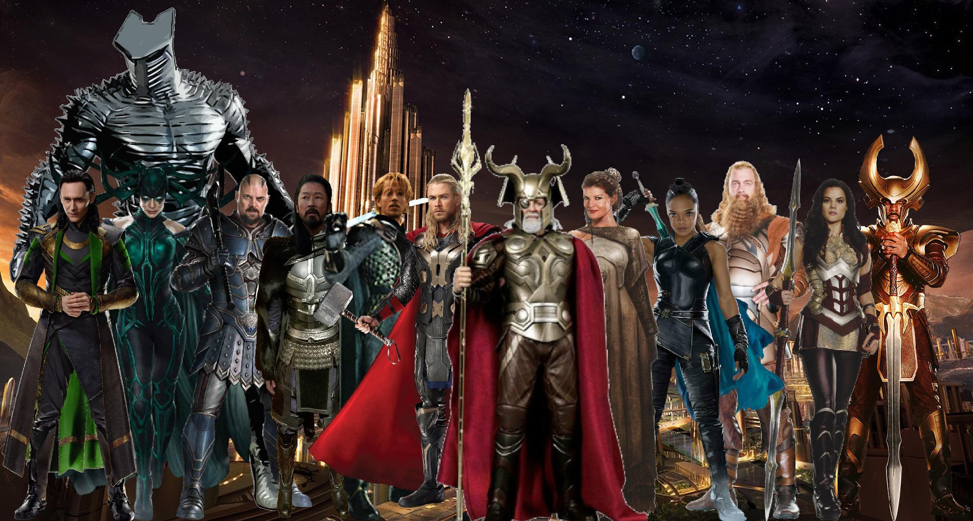 Marvel Asgardians by DavidBksAndrade on DeviantArt