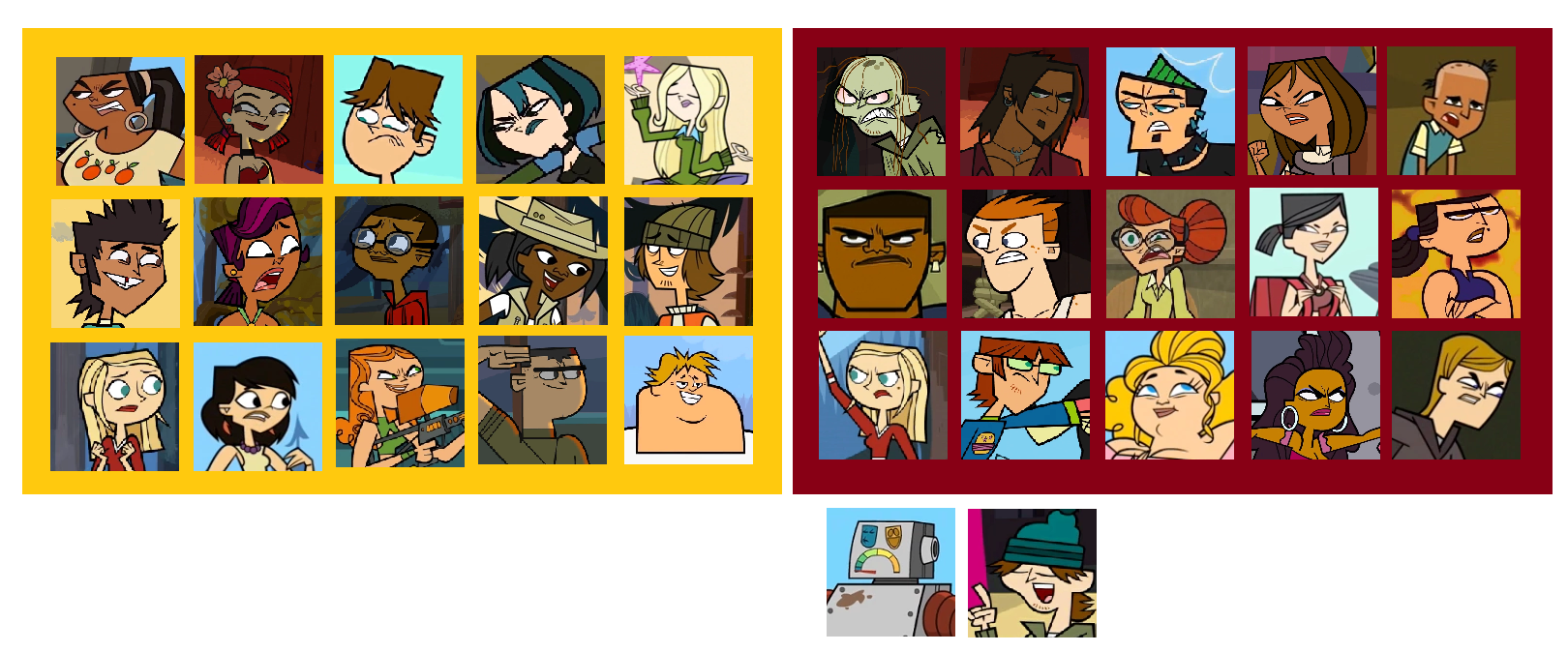 Total Drama First Generation Rankings by Jackie-TSG on DeviantArt