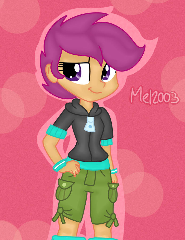 Scootaloo Eg Speedpaint By Mel2003 On Deviantart