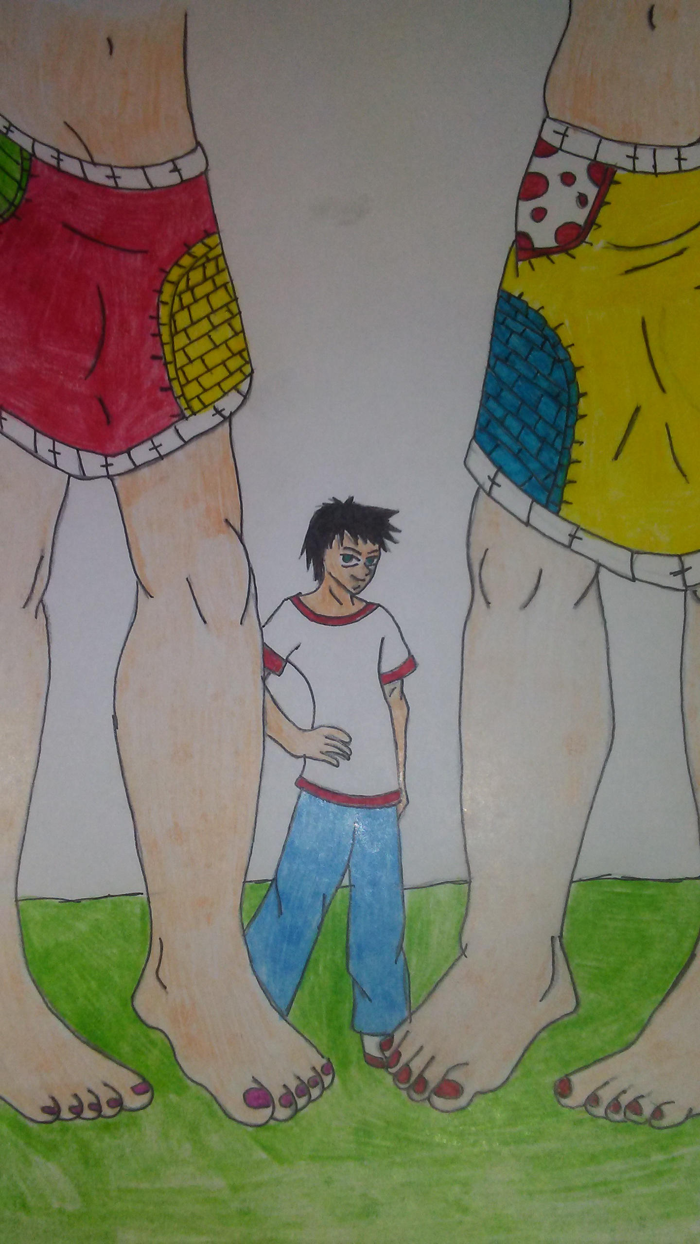 Giant sibling rival by booman1 on DeviantArt