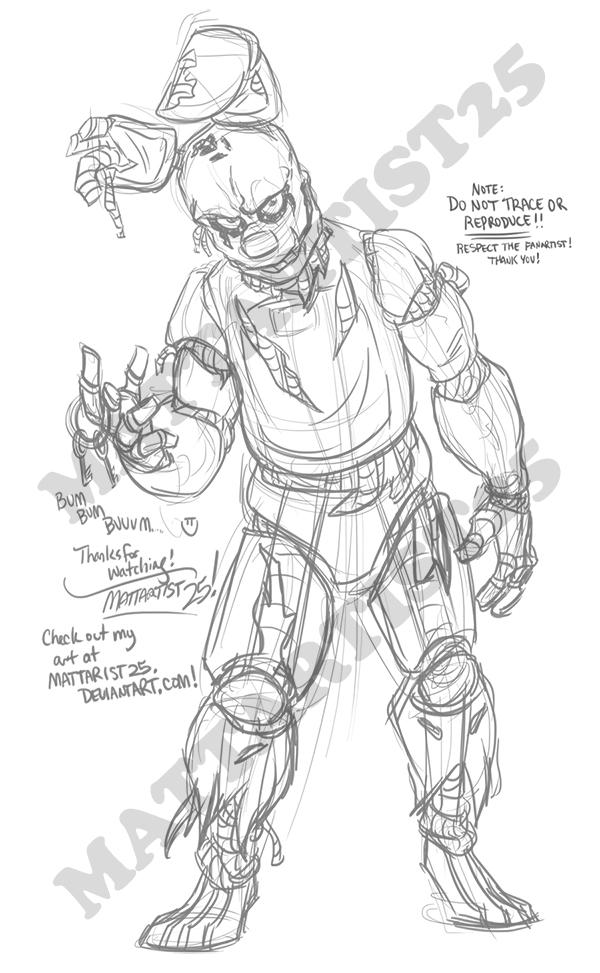 Watch Me Draw Springtrap v1 by Mattartist25 on DeviantArt