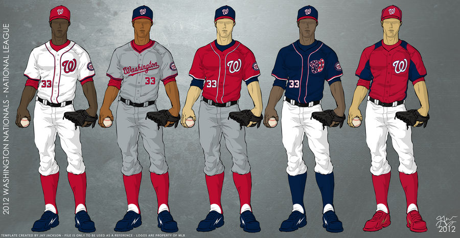Washington Nationals 2012 Uniforms by JayJaxon on DeviantArt