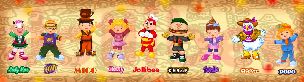 THE NEW JOLLIBEE MASCOTS by Echo-Marav on DeviantArt