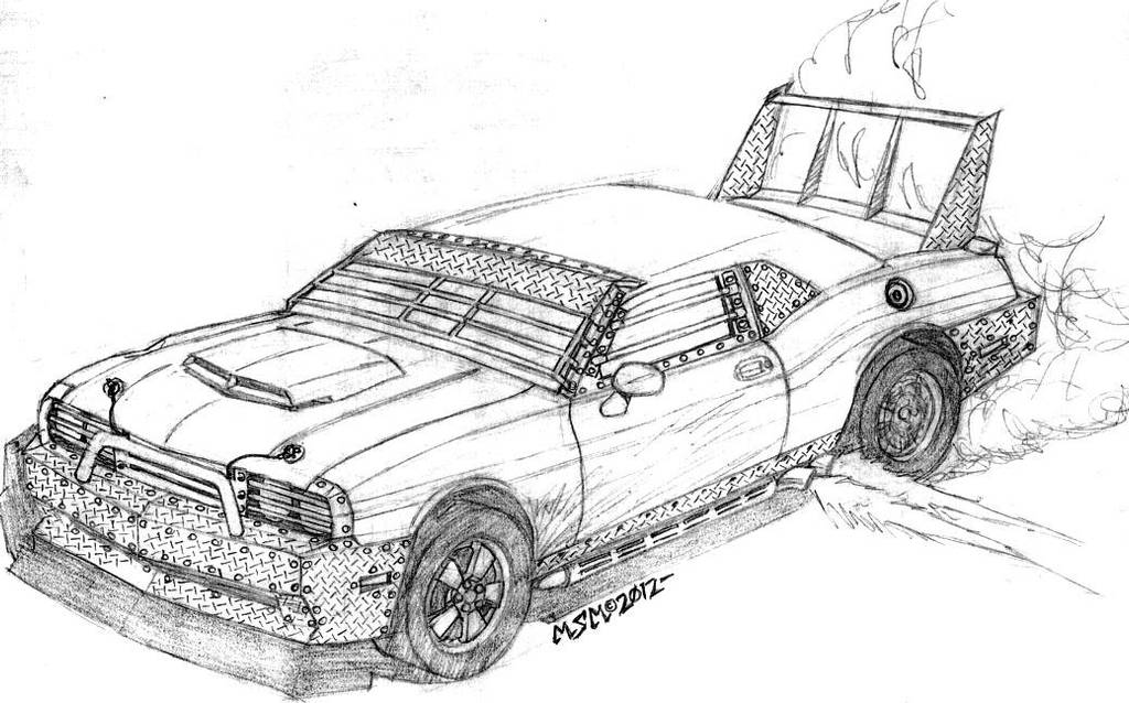 Post Apocalyptic Dodge Challenger by RedSpider2008 on DeviantArt