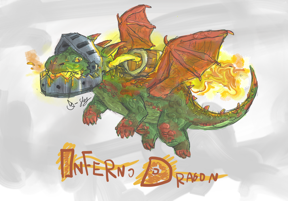 Inferno Dragon by Karton-KSky on DeviantArt