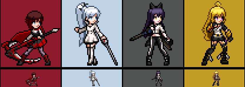 RWBY Sprite by LEANBOOX on DeviantArt