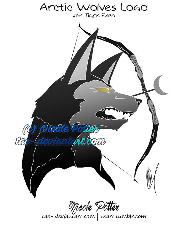 Commission: Arctic Wolves Logo by tae- on DeviantArt