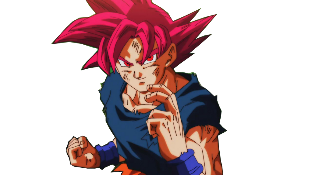 Goku SSJG Rojo - Dragon Ball Super - Render by Super-Gabo02022 on ...