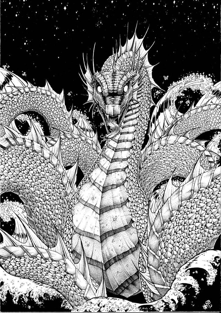 The Midgard Serpent, Jormundgard The World Serpent by Aphilien on ...