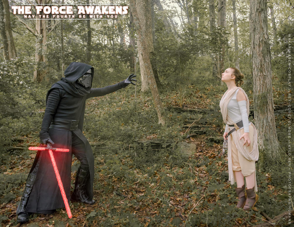 ~ The Force Awakens Cosplay ~ Rey And Kylo By Jamiguess On Deviantart