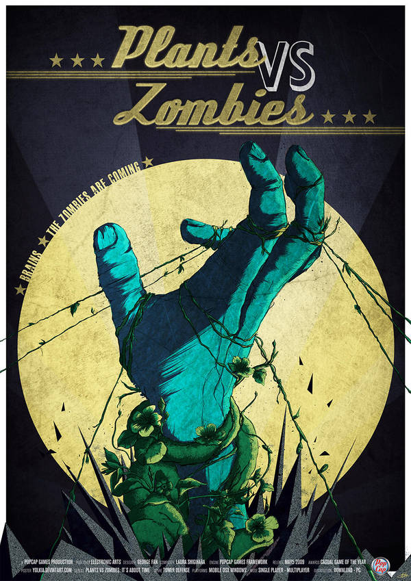 Plants VS Zombies - Poster by yolkia on DeviantArt