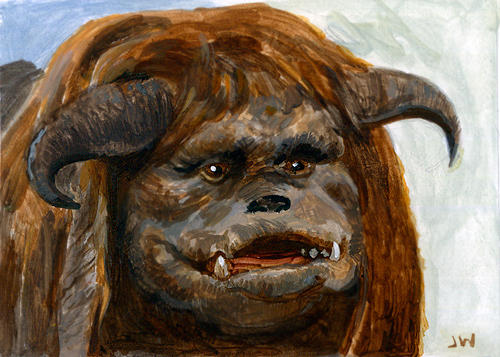 Ludo from Labyrinth Sketch Card by Stungeon on DeviantArt
