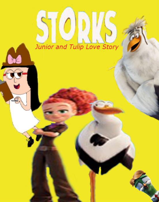 Storks: Junior and Tulip Love Story (cover) by firetv on DeviantArt