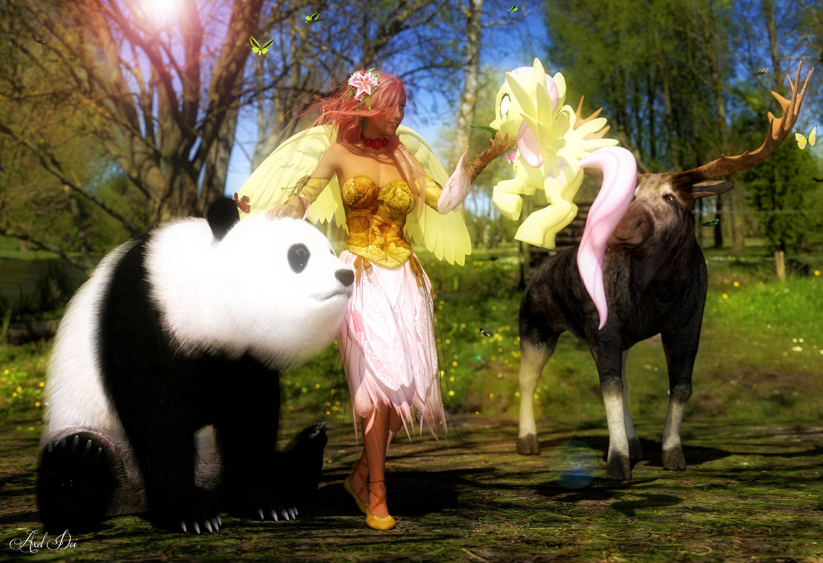 My Little Pony: Flutterbat and Backstory by Axel-Doi on DeviantArt