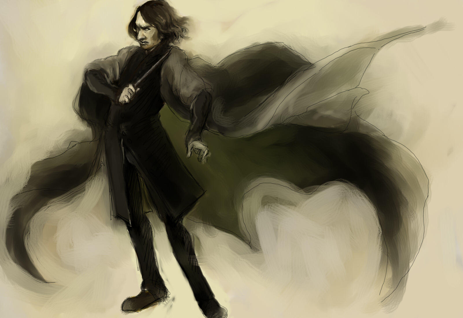 Prof.Snape by Isora10 on DeviantArt
