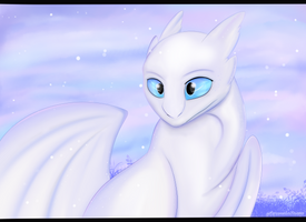 How To Train Your Dragon3// Light fury? by DTomArt on DeviantArt