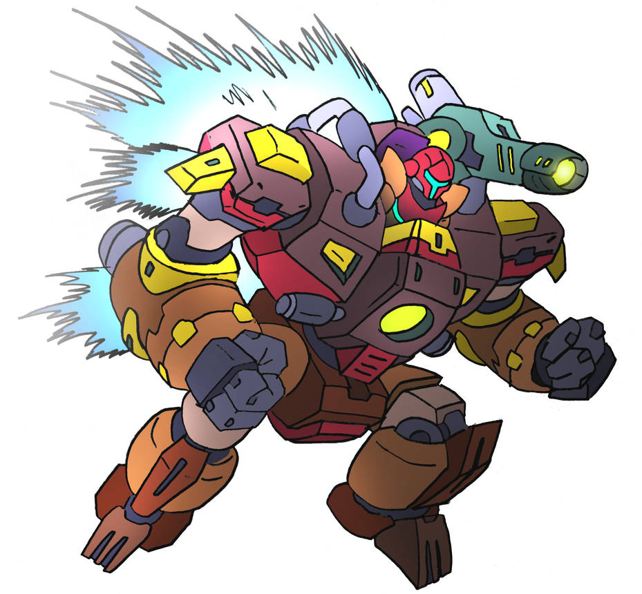 Samus in Ride Armor by NickOnPlanetRipple on DeviantArt