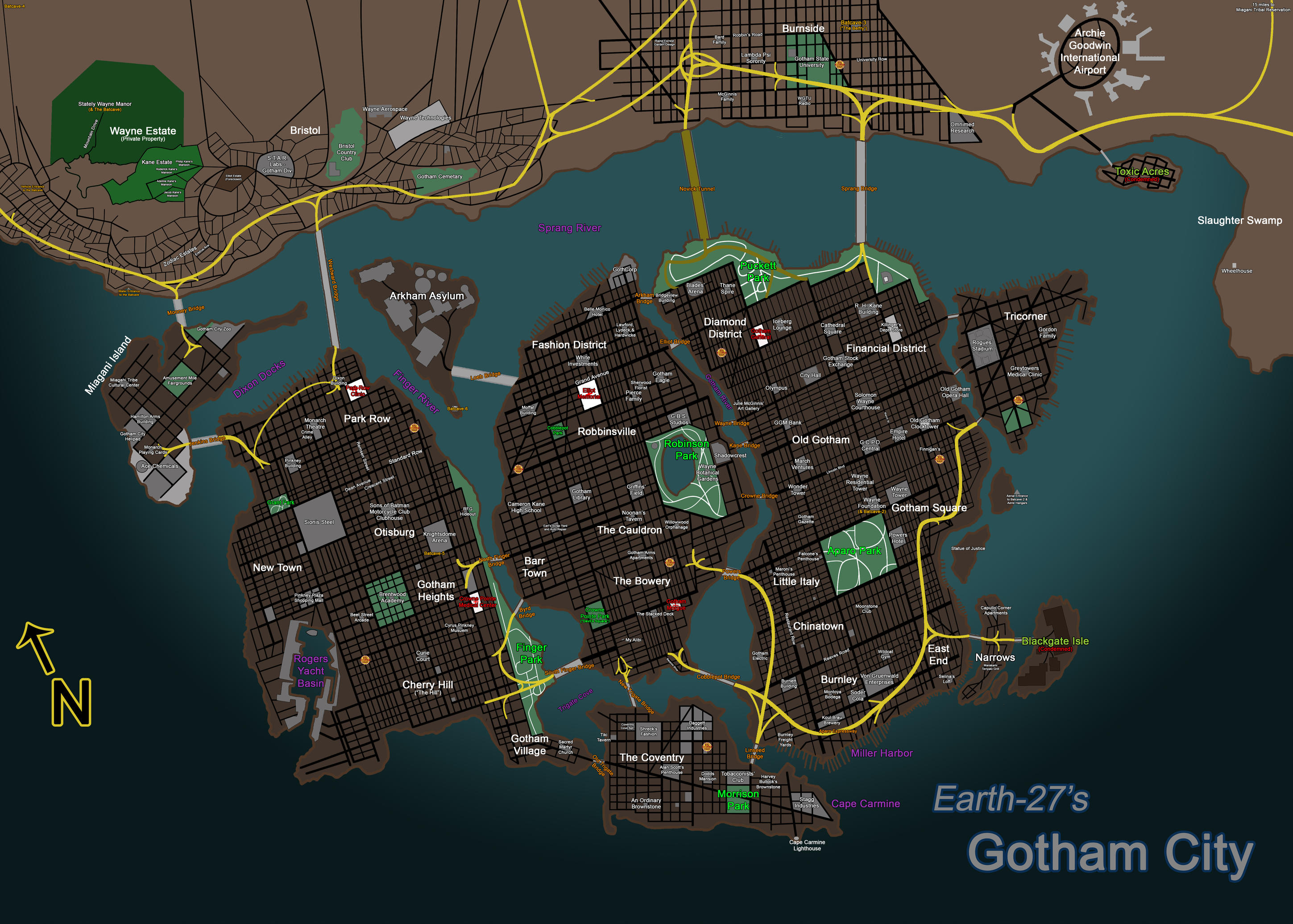 [Earth-27 for Nitwits] Gotham City by Roysovitch on DeviantArt