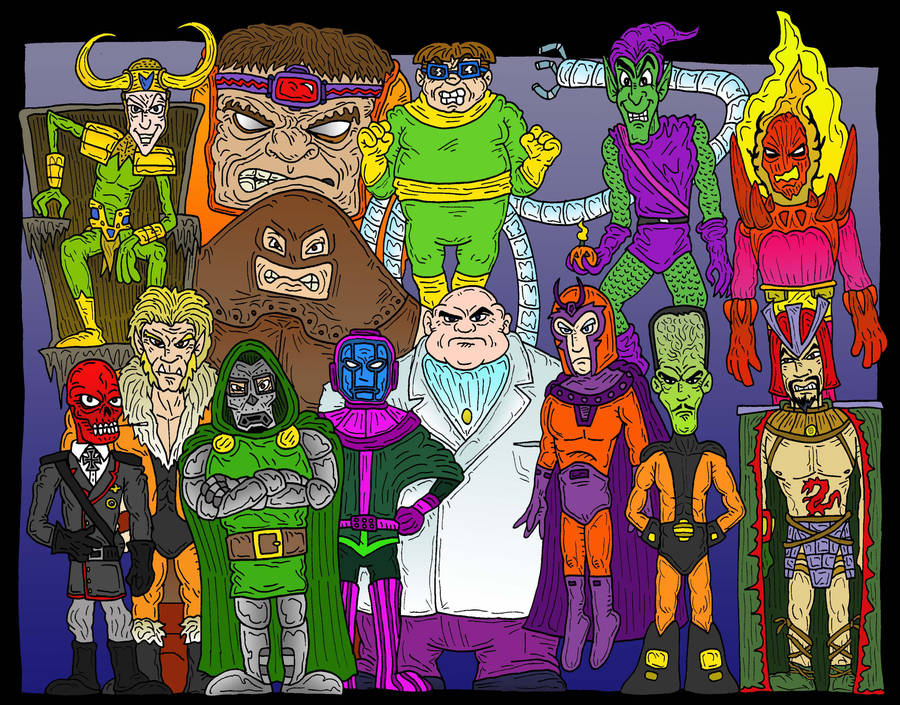 Marvel villains by Lordwormm on DeviantArt
