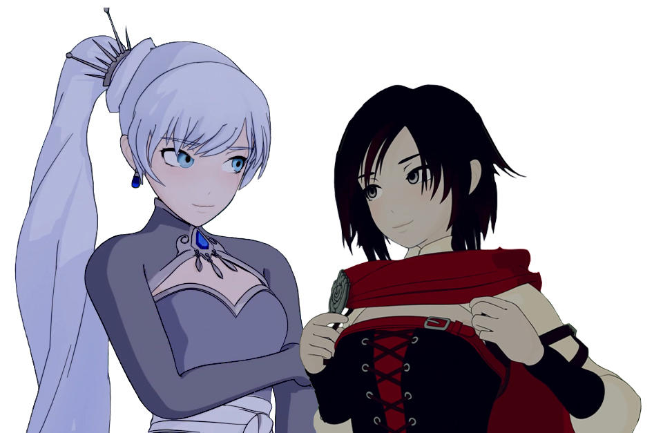 Ruby and Weiss - Back Together by MattHunX on DeviantArt