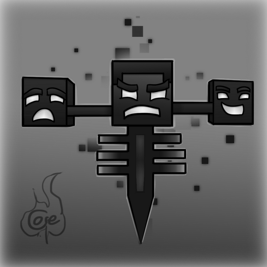 Minecraft Wither by TruCorefire on DeviantArt