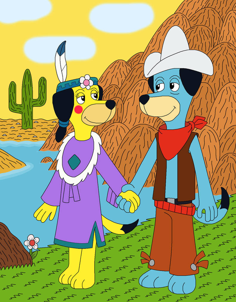 Huckleberry Hound and Desert Flower by MCsaurus on DeviantArt
