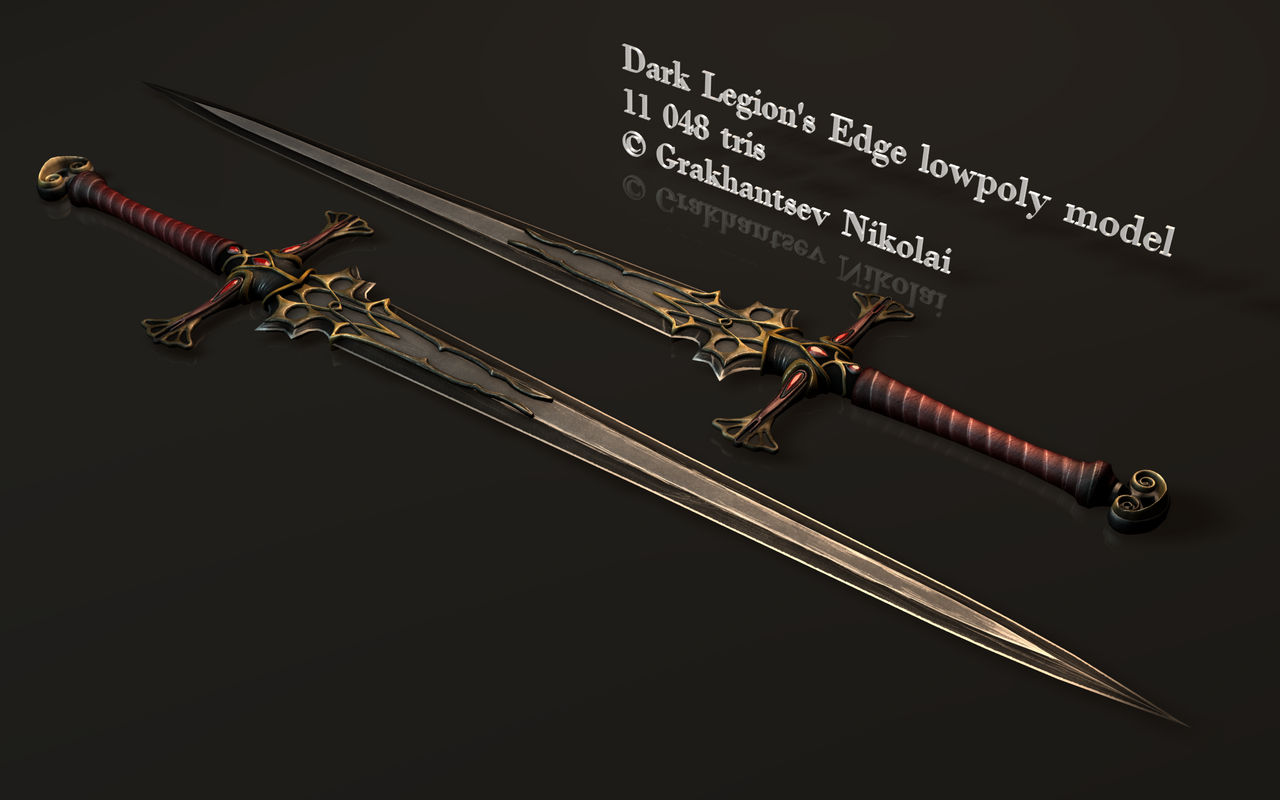 Dark Legion's Edge lowpoly model by DeadMaroz on DeviantArt