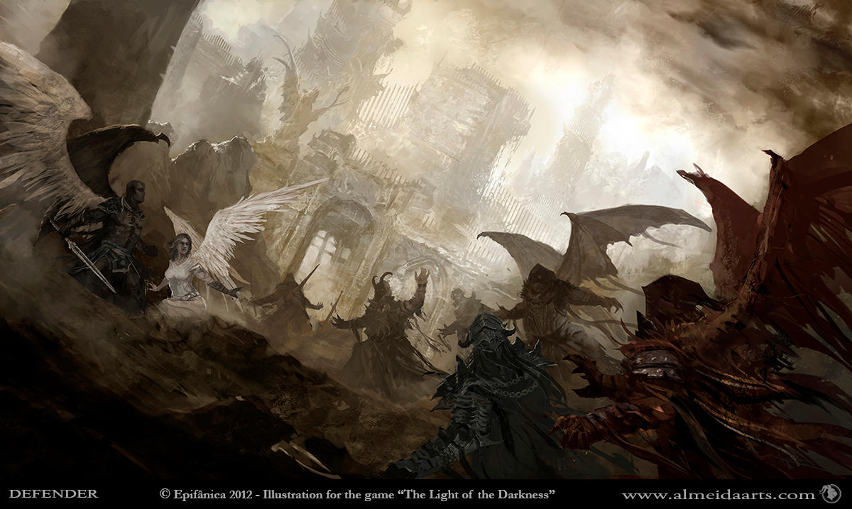 Defender by Diego de Almeida Peres : r/ImaginaryAngels