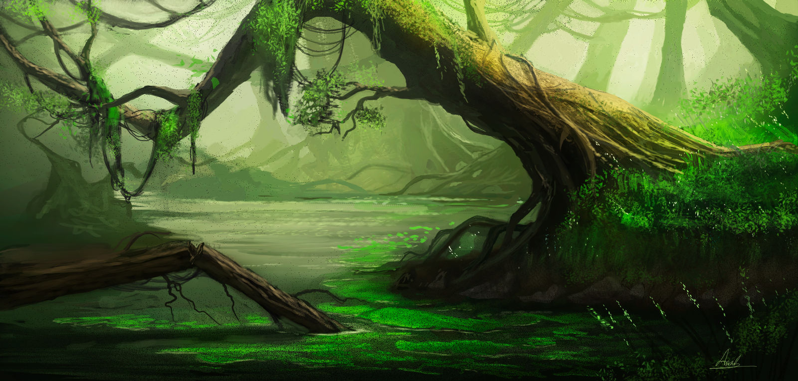 Swamp by umbatman on DeviantArt