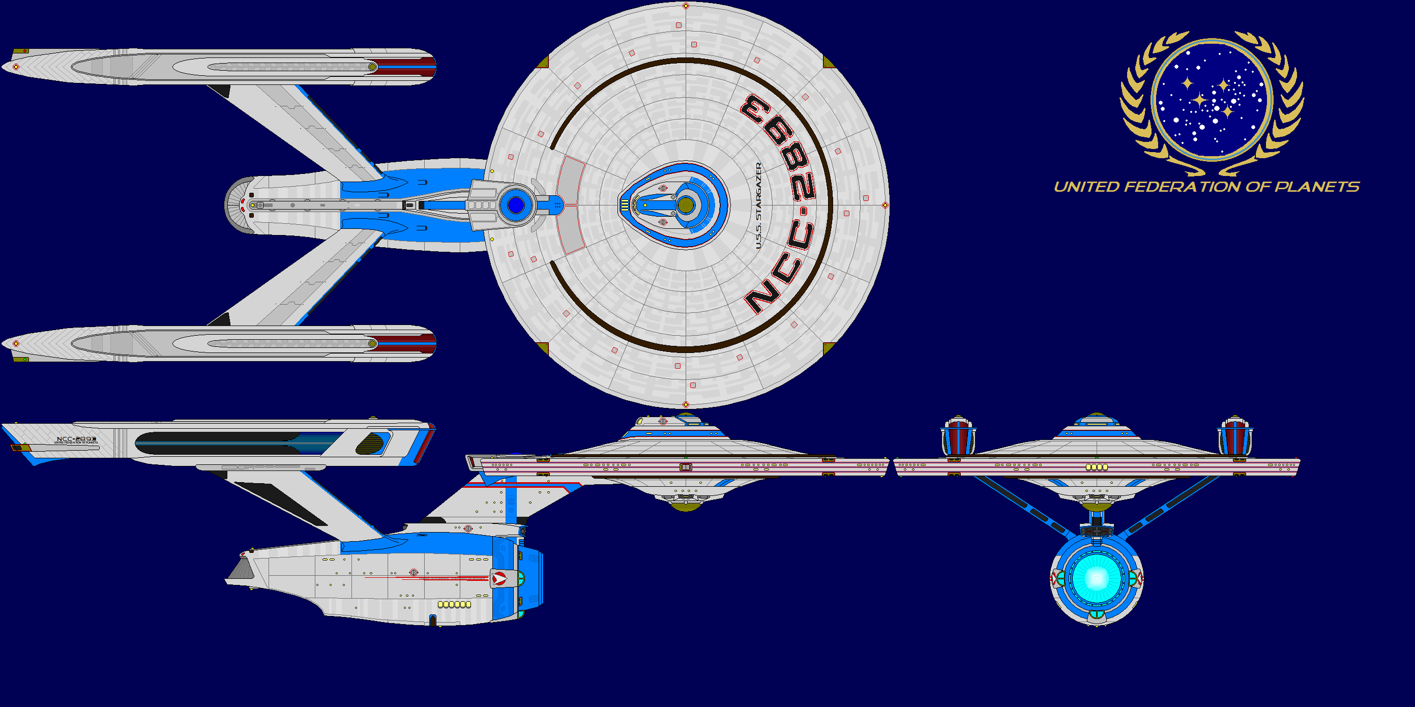 Constitution-Class Refit, 2369 by captDLangston on DeviantArt