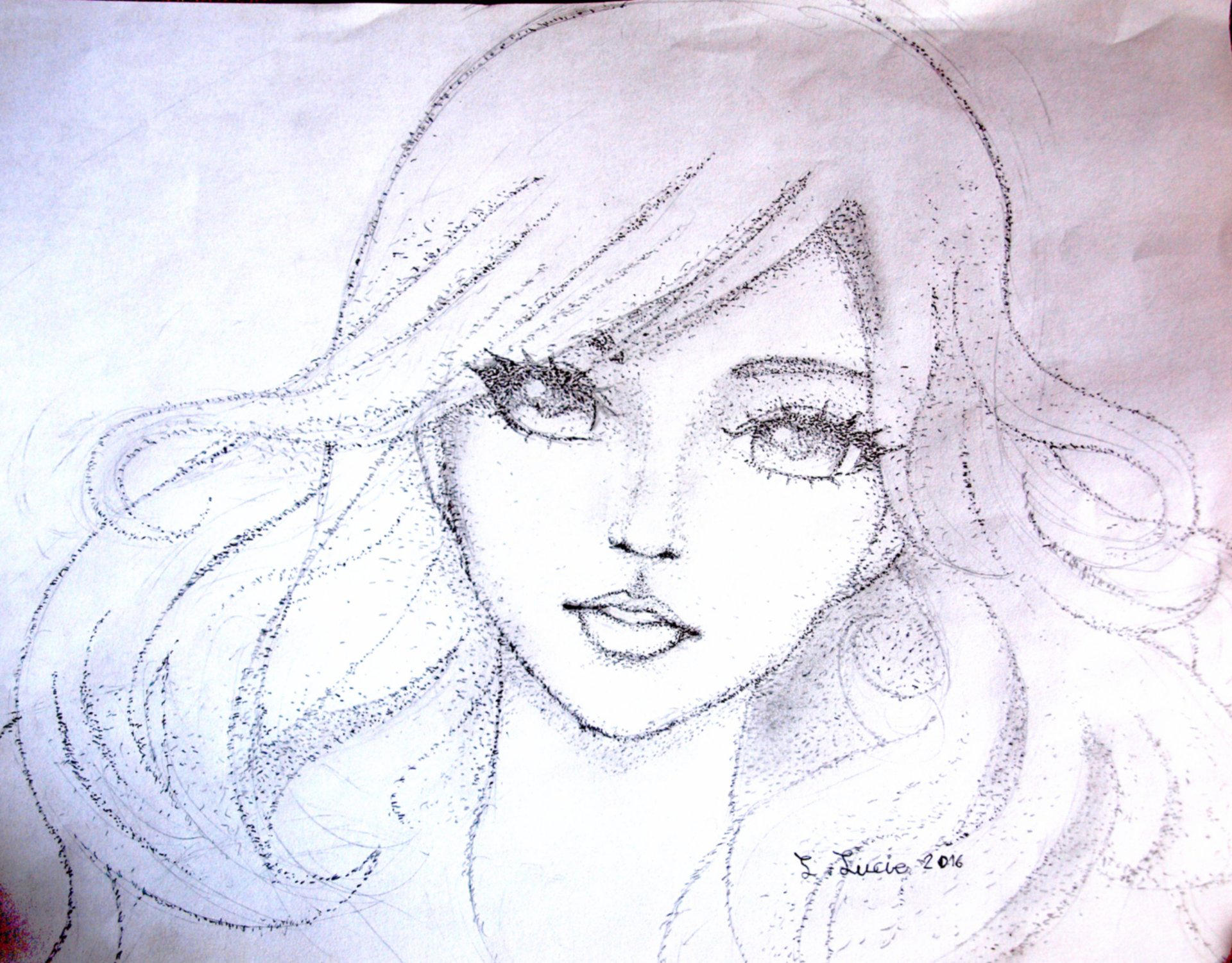 Stippling Portrait by L-L-arts on DeviantArt