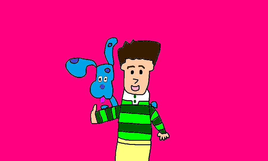 STEVE AND BLUE FROM BLUE'S CLUES by titan994 on DeviantArt