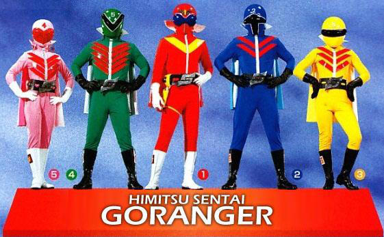 Himitsu Sentai Goranger by Winkels on DeviantArt