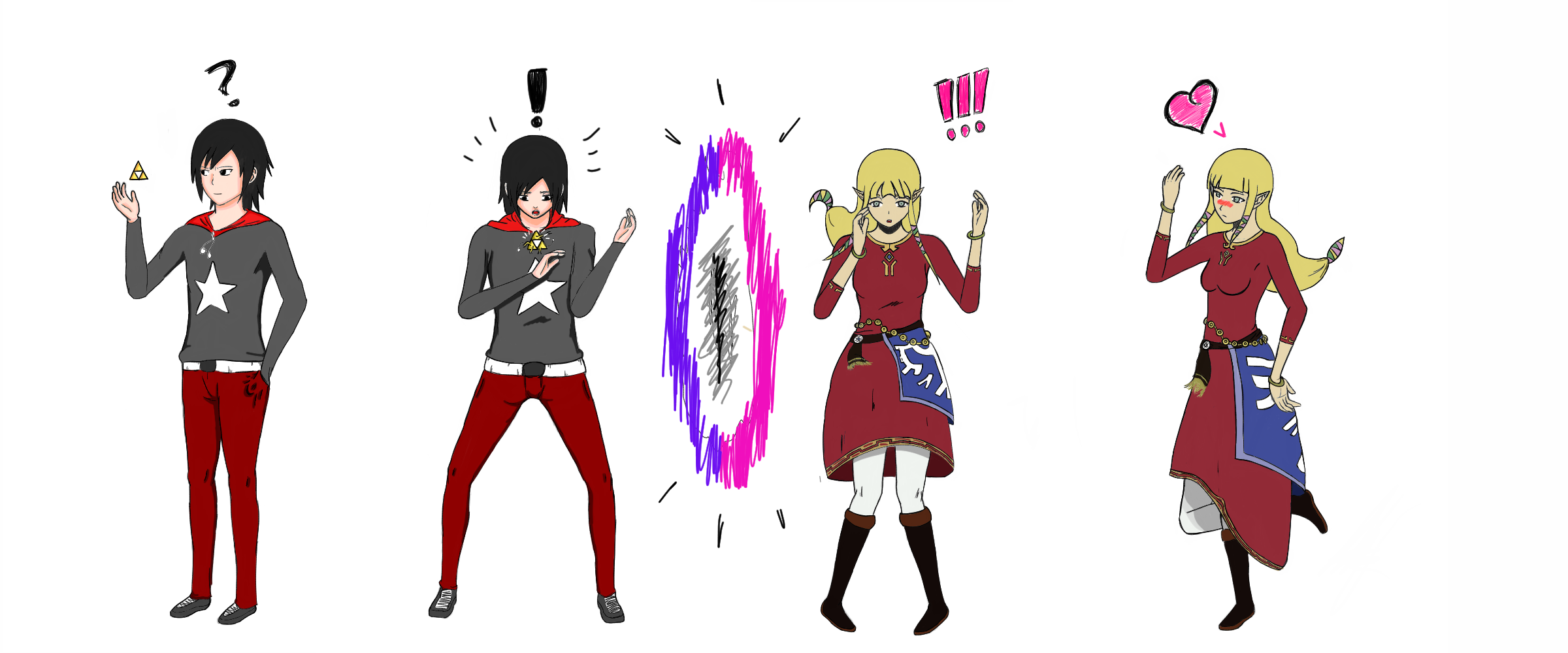 Turned into Zelda by UmbraCallistis on DeviantArt