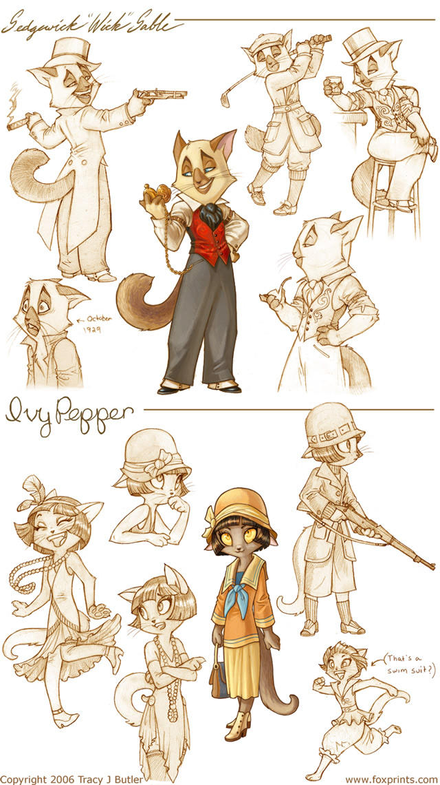 Lackadaisy Cats pt. 2 by tracyjb on DeviantArt