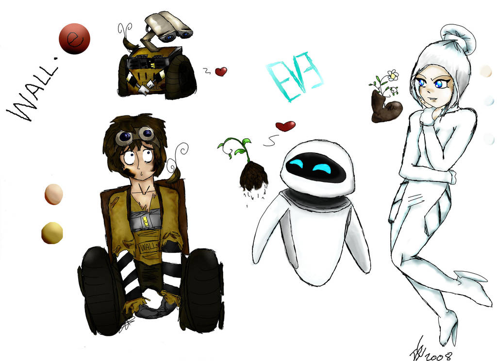 Wall-E Human Designs v2 by JediGal on DeviantArt