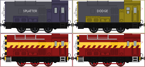 Splatter and Dodge The Twin Diesels by Princess-Muffins on DeviantArt