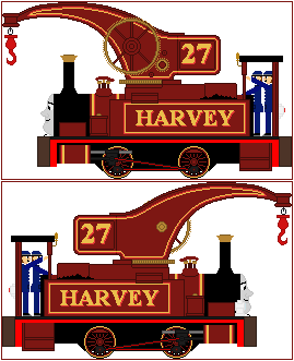 Harvey The Crane Engine by Princess-Muffins on DeviantArt