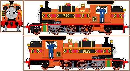 Nia The Kenyan Engine by Princess-Muffins on DeviantArt