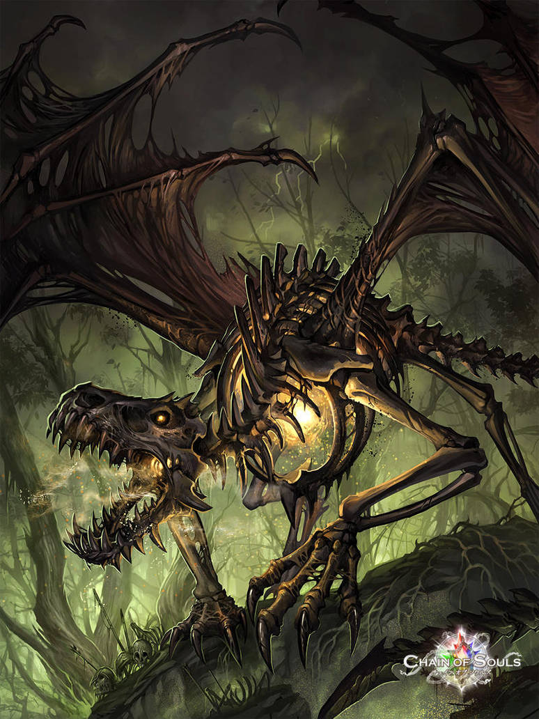Bone Dragon by sandara on DeviantArt