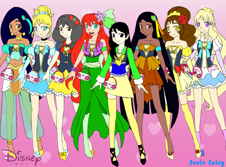 Disney Princess Precure by fenixfairy on DeviantArt