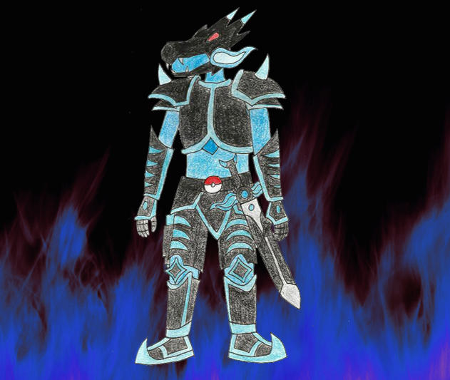 Ash with mega x charizard and in mega x armour by Animedino1 on DeviantArt