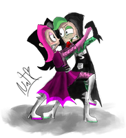 Shezow kiss Nike oh She *^* by PiccolaNikezampano on DeviantArt